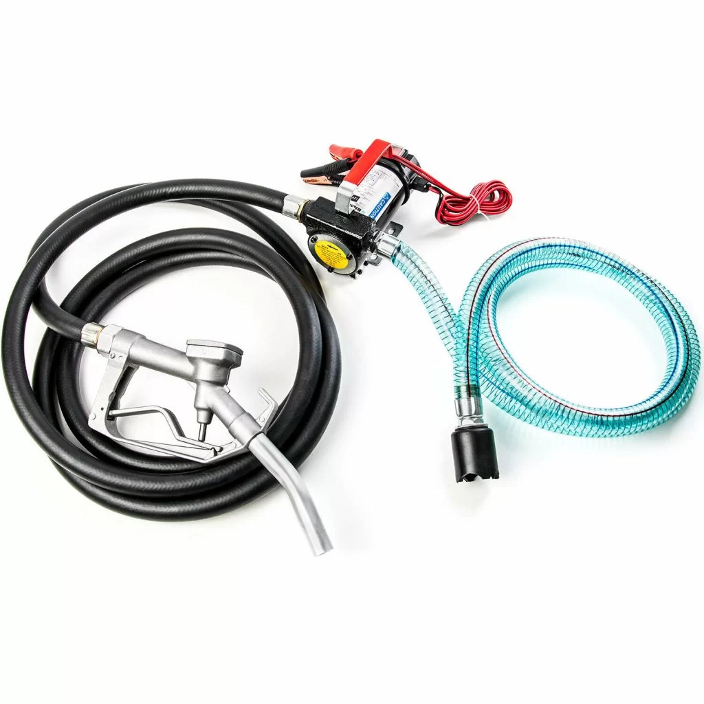 DCFD40A Diesel Fuel Transfer Pump Kit with Nozzle and Hose | Refueling ...